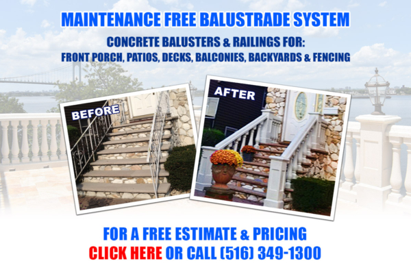Concrete Balustrade | Porch Railings, Stair Railings, Stair Balusters